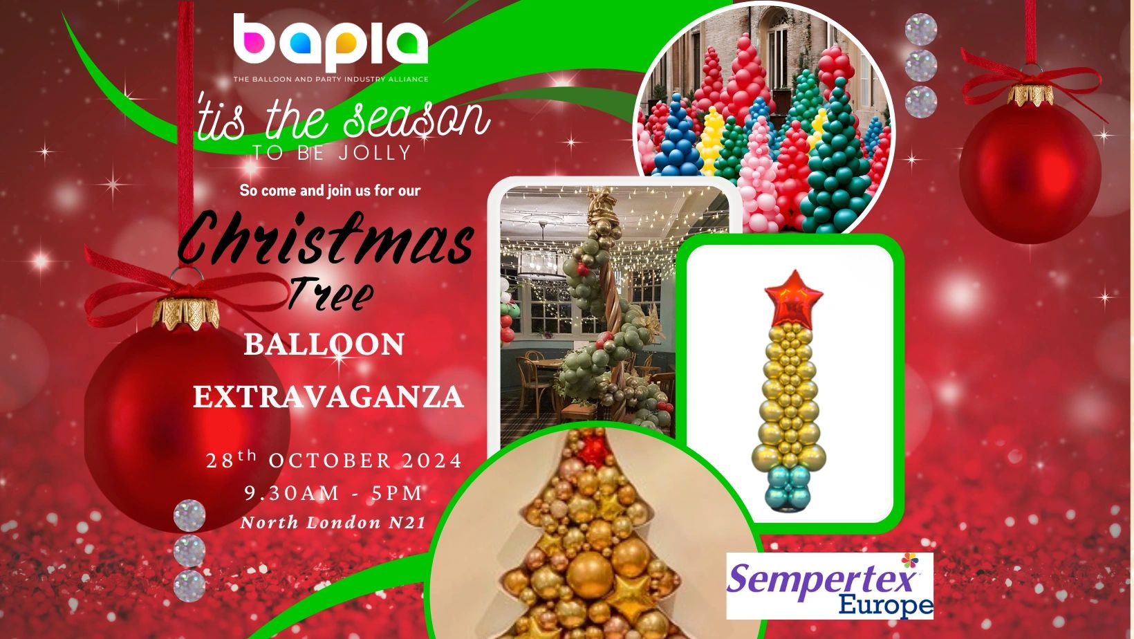 BAPIA's FESTIVE BALLOON EXTRAVAGANZA MONDAY 28th OCTOBER 2024